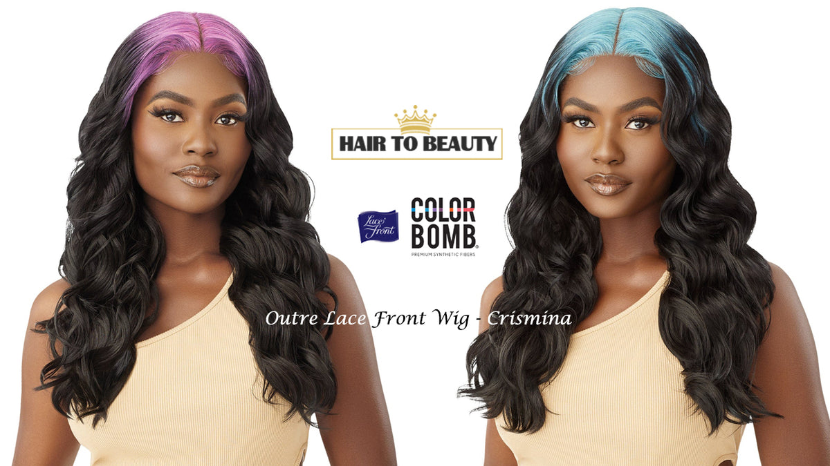 Outre Color Bomb Lace Front Wig (CRISMINA) - Hair to Beauty Quick Revi