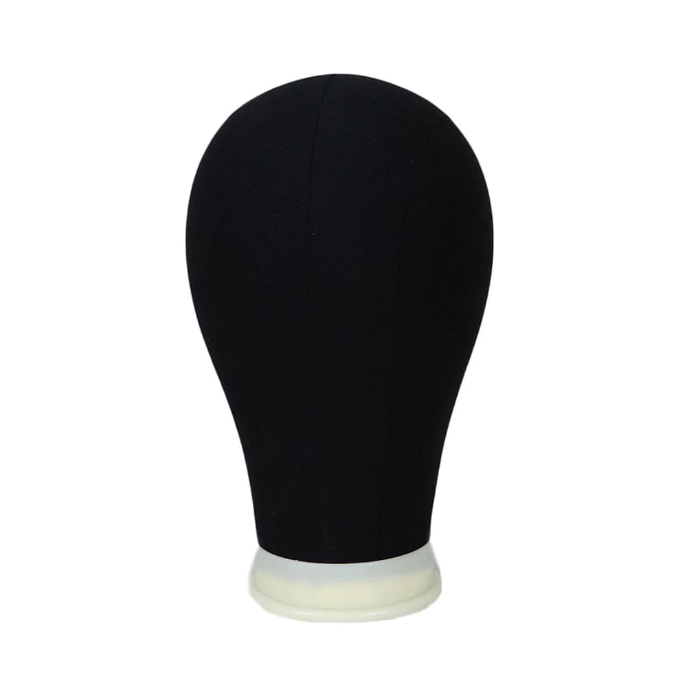 BE U - Black Canvas Block Mannequin Head — Hair to Beauty