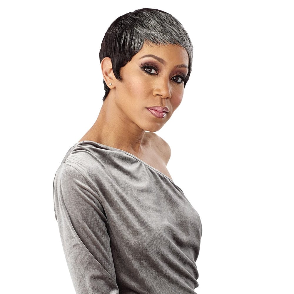 EVIE - Sensationnel Empire Salt & Pepper Human Hair Wig — Hair to Beauty