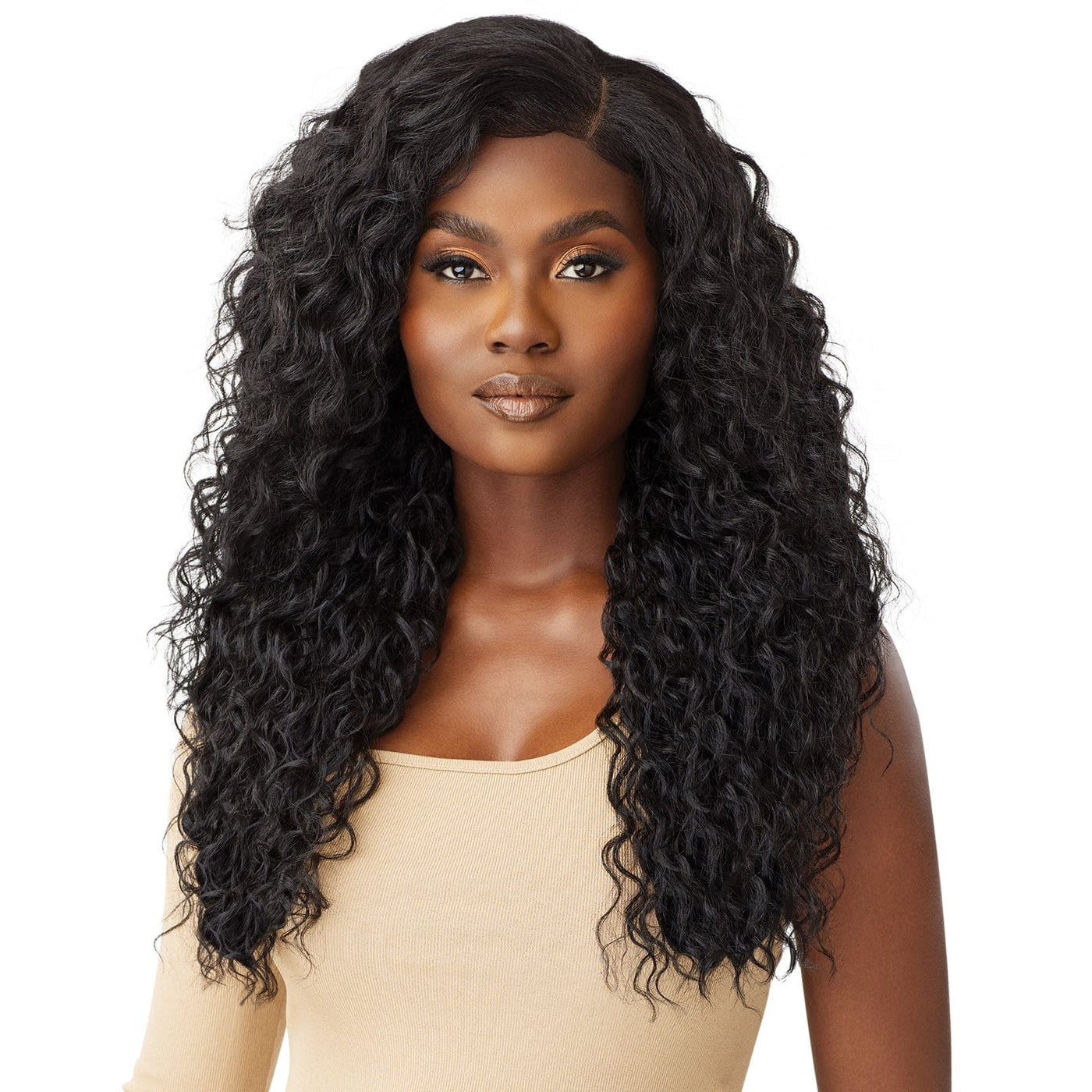 HHB-MALAYSIAN DEEP 26" - Outre Human Hair Blend 5X5 Lace Closure Wig — Hair to Beauty
