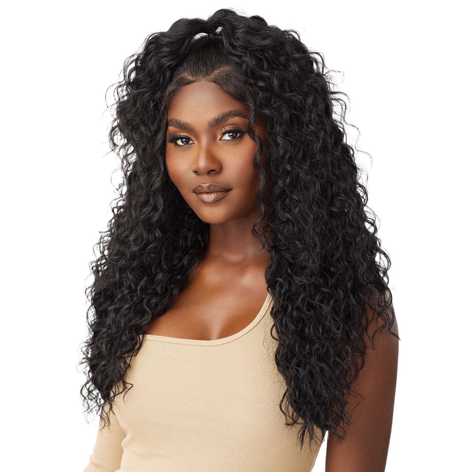 HHB-MALAYSIAN DEEP 26" - Outre Human Hair Blend 5X5 Lace Closure Wig — Hair to Beauty