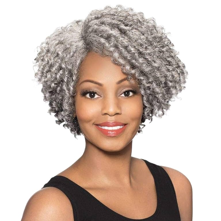 Foxy Silver Synthetic Lace Part Wig - JOYCE — Hair to Beauty