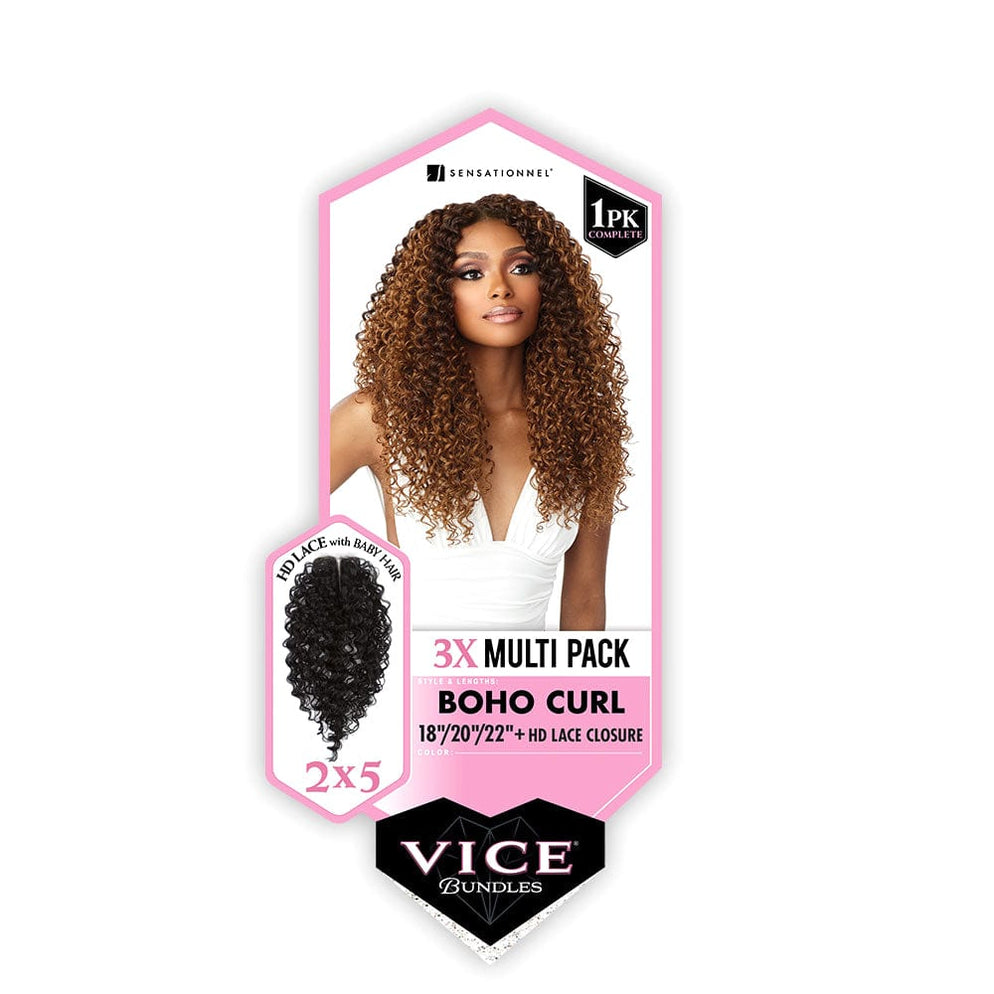 BOHO CURL 18″20″22″ - Sensationnel Vice Bundles 3X Multi Pack Syntheti ...