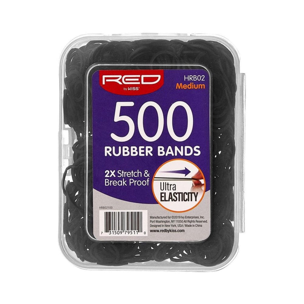 Red by Kiss - 500 Rubber Hair Band Medium HRB02 — Hair to Beauty