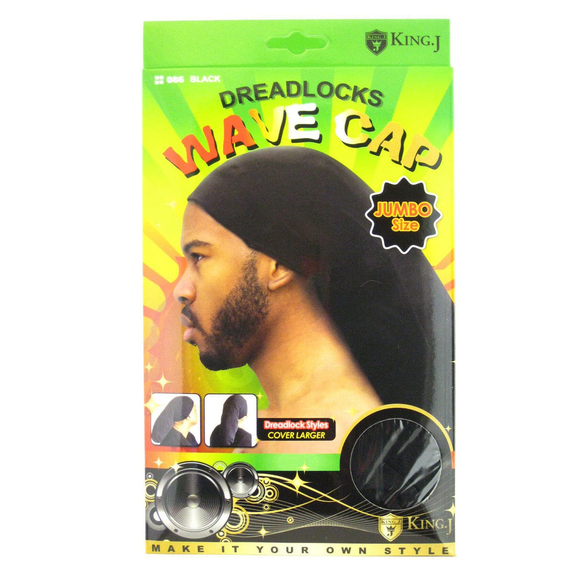 King J - Dreadlocks Wave Cap Jumbo Size — Hair to Beauty