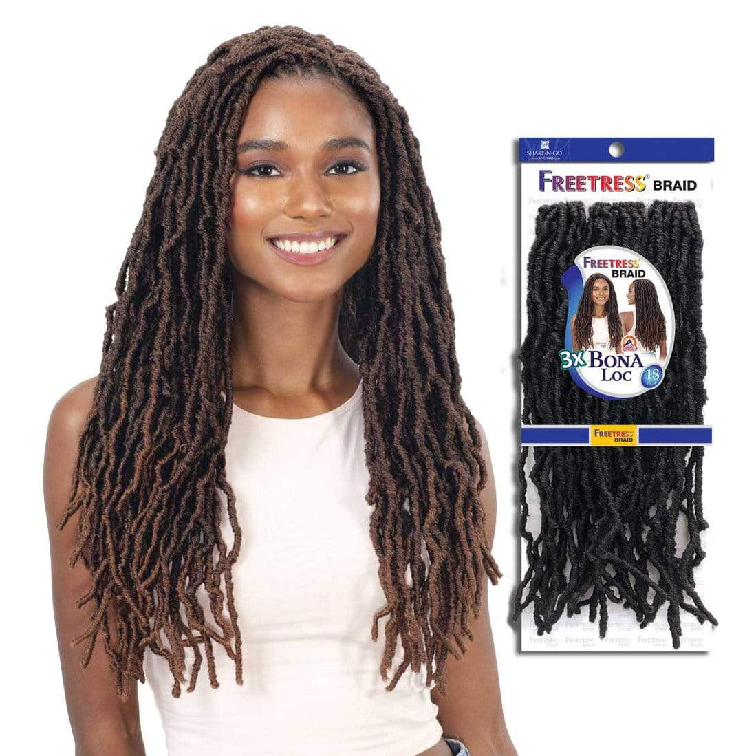 Freetress Synthetic Braid 3X BONA LOC 18" — Hair to Beauty