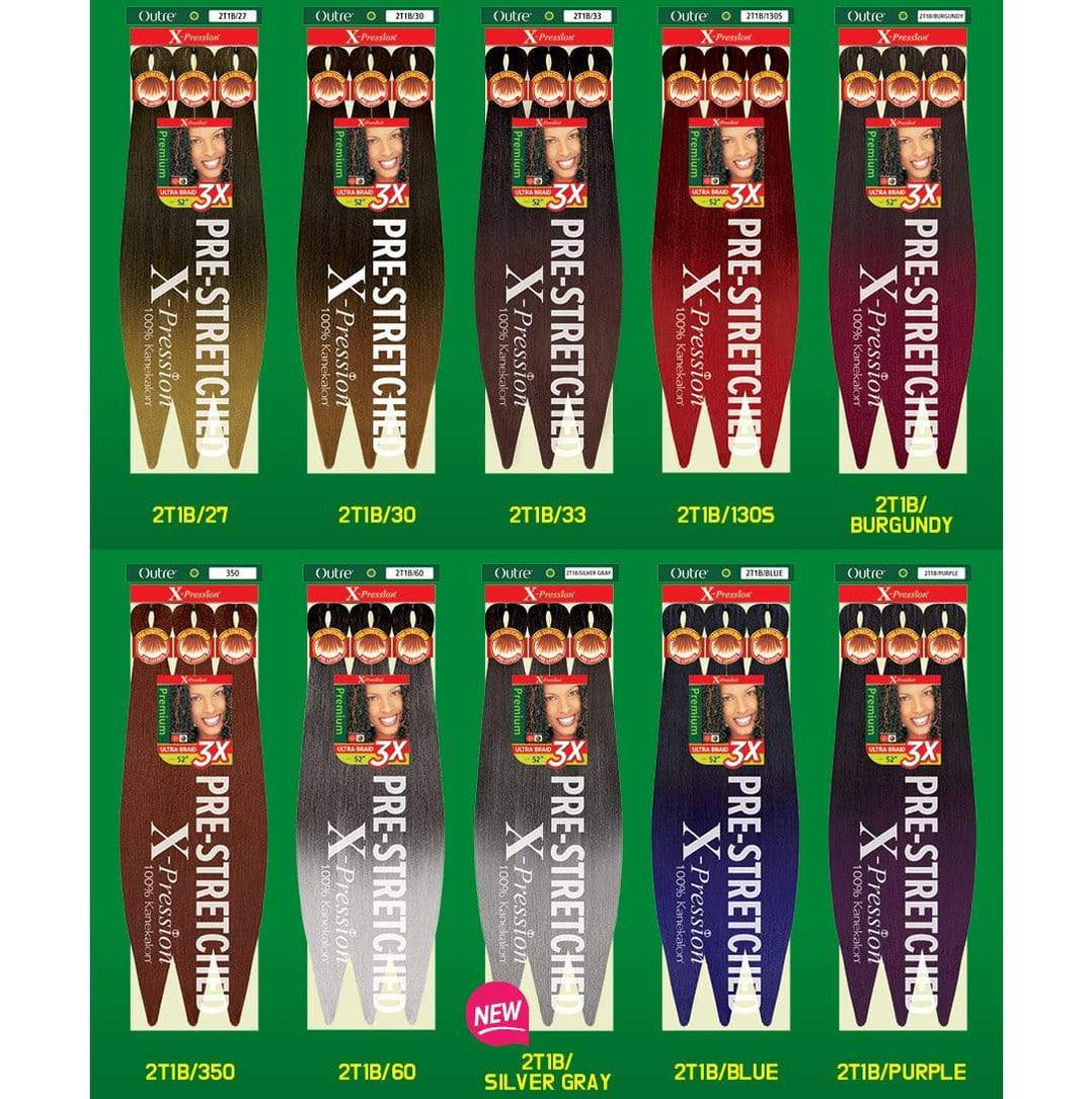 X-PRESSION PRE-STRETCHED BRAID 3X 52 " | Outre X-Pression Synthetic ...