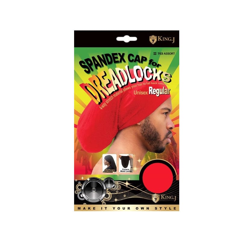 King J - Spandex Cap for Dreadlocks Regular Assort — Hair to Beauty