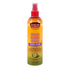 AFRICAN PRIDE - Braid Sheen Spray Extra Shine 12oz — Hair to Beauty