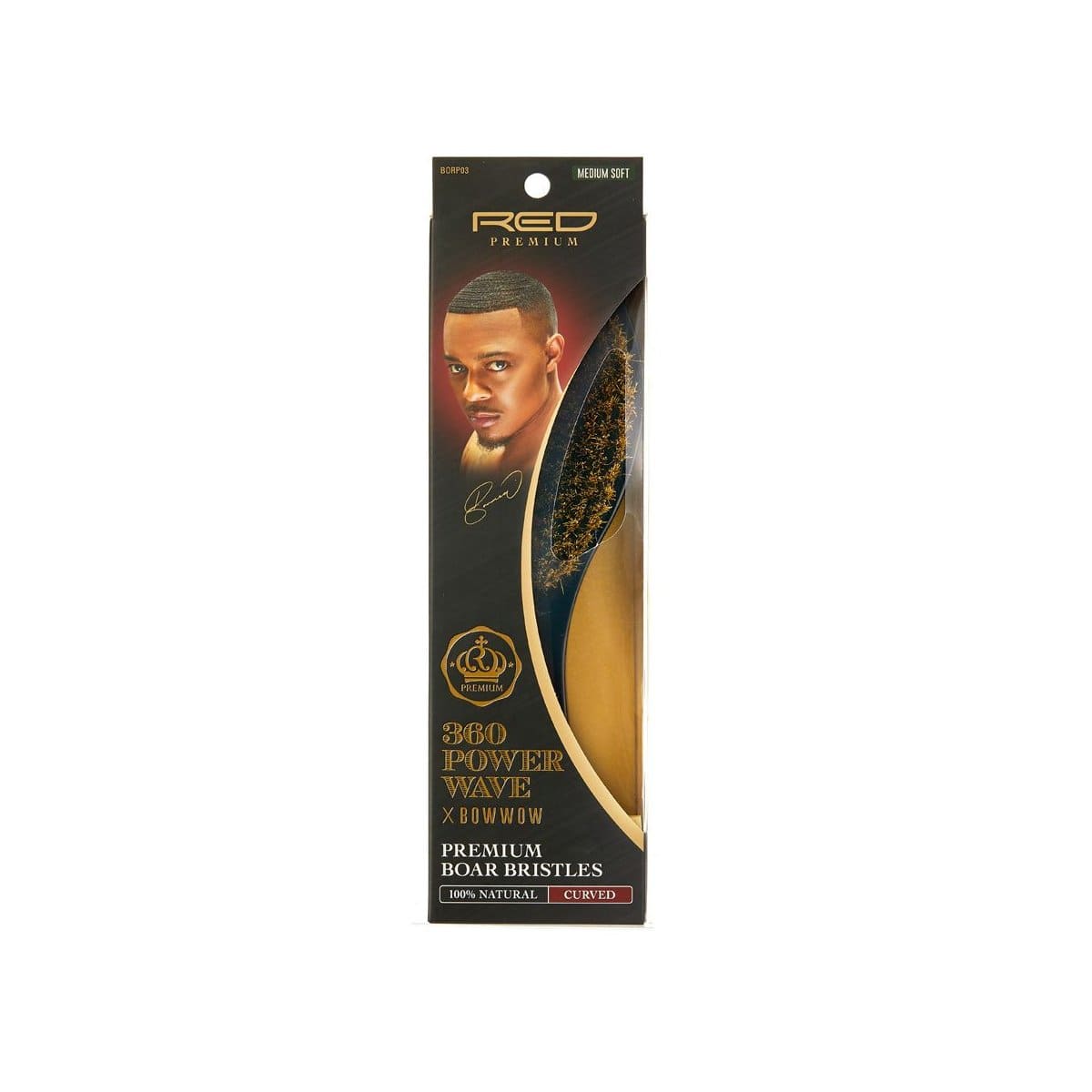 RED PREMIUM - 360 Power Wave Brush- Medium Soft Wave — Hair to Beauty