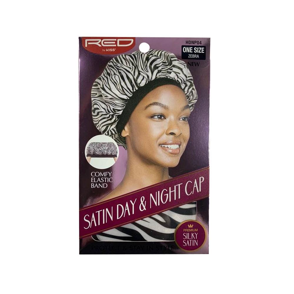 RED BY KISS - Satin Day & Night Cap Zebra - HDNP04 — Hair to Beauty