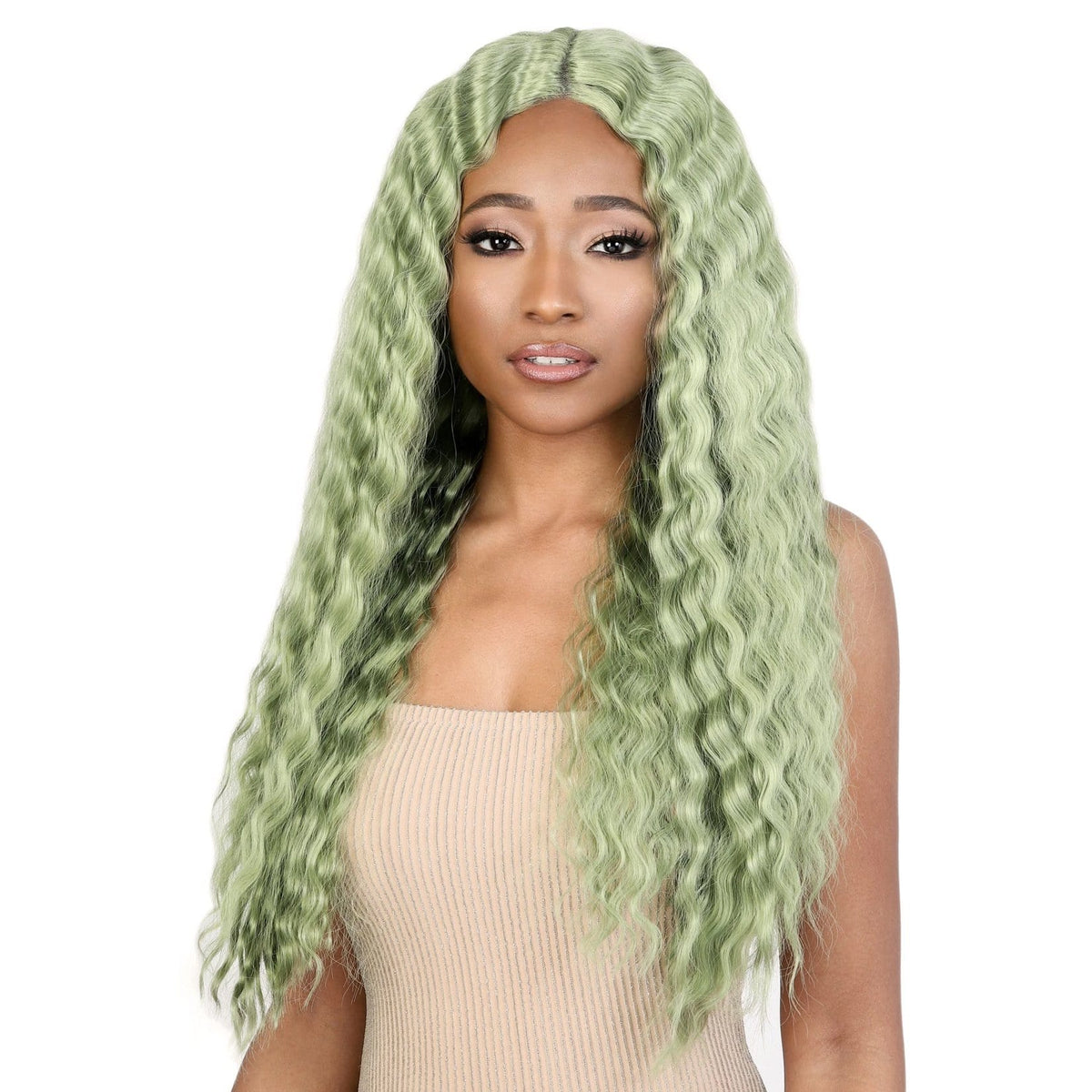 LDP-CRIMP7 | Let's Lace Synthetic Deep Part Lace Front Wig - Hair to Beauty